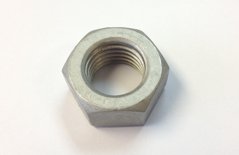 M16 HEX NUT SS316 MOLYBONDED GREY