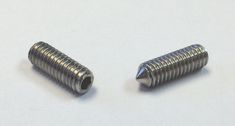 M8 x8 CONE POINT SOCKET SET SS316