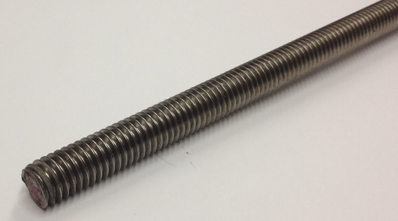 1 1/8 x 3FT UNC THREADED ROD SS316