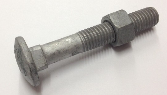 M10x30 CUP HD BOLT/NUT 4.6 GALV