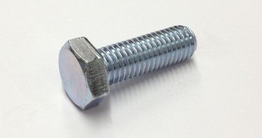 M10x25 HEX BOLT FULL THRD 4.6 ZP
