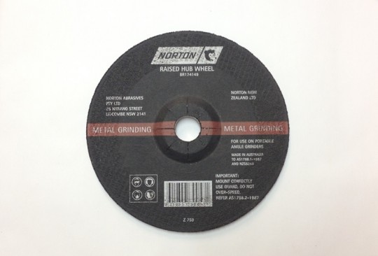 100x6x16 METAL GRINDING WHEEL