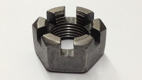 3/4 UNF SLOTTED NUT BL