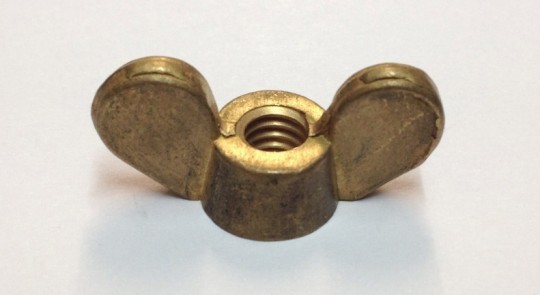 5/16 BSW WINGNUT BRASS