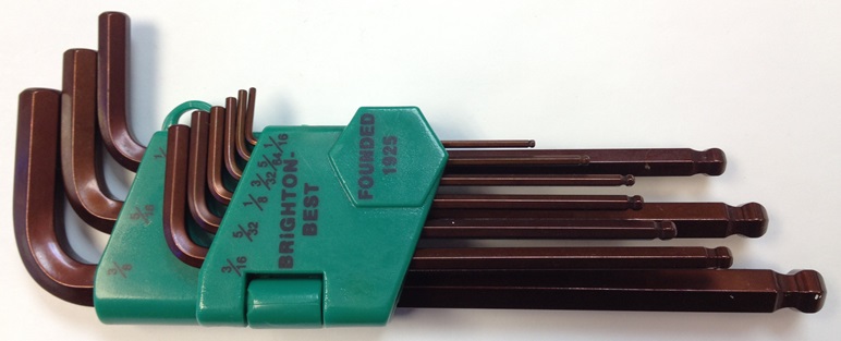 BALL POINT ALLEN KEY SET - IMPERIAL