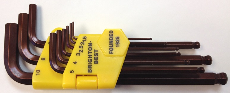 BALL POINT ALLEN KEY SET - METRIC