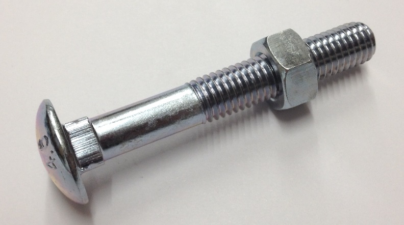 M10x30 CUP HD BOLT/NUT 4.6 ZP