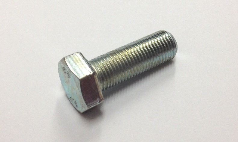 M20x50 1.5 HT BOLT FULL THRD 8.8 ZP