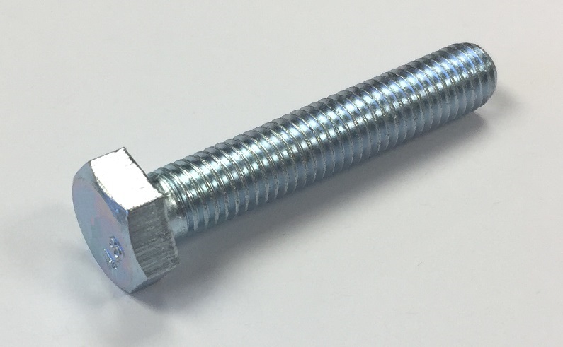 M10x45 HEX SET FULL THRD 4.6 ZP